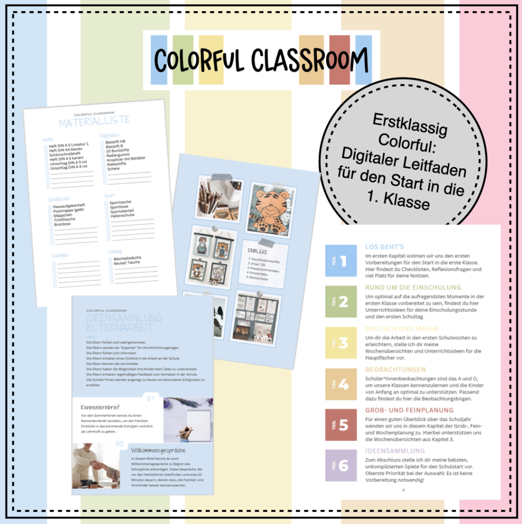 Lesespaziergang Winter - Colorful Classroom